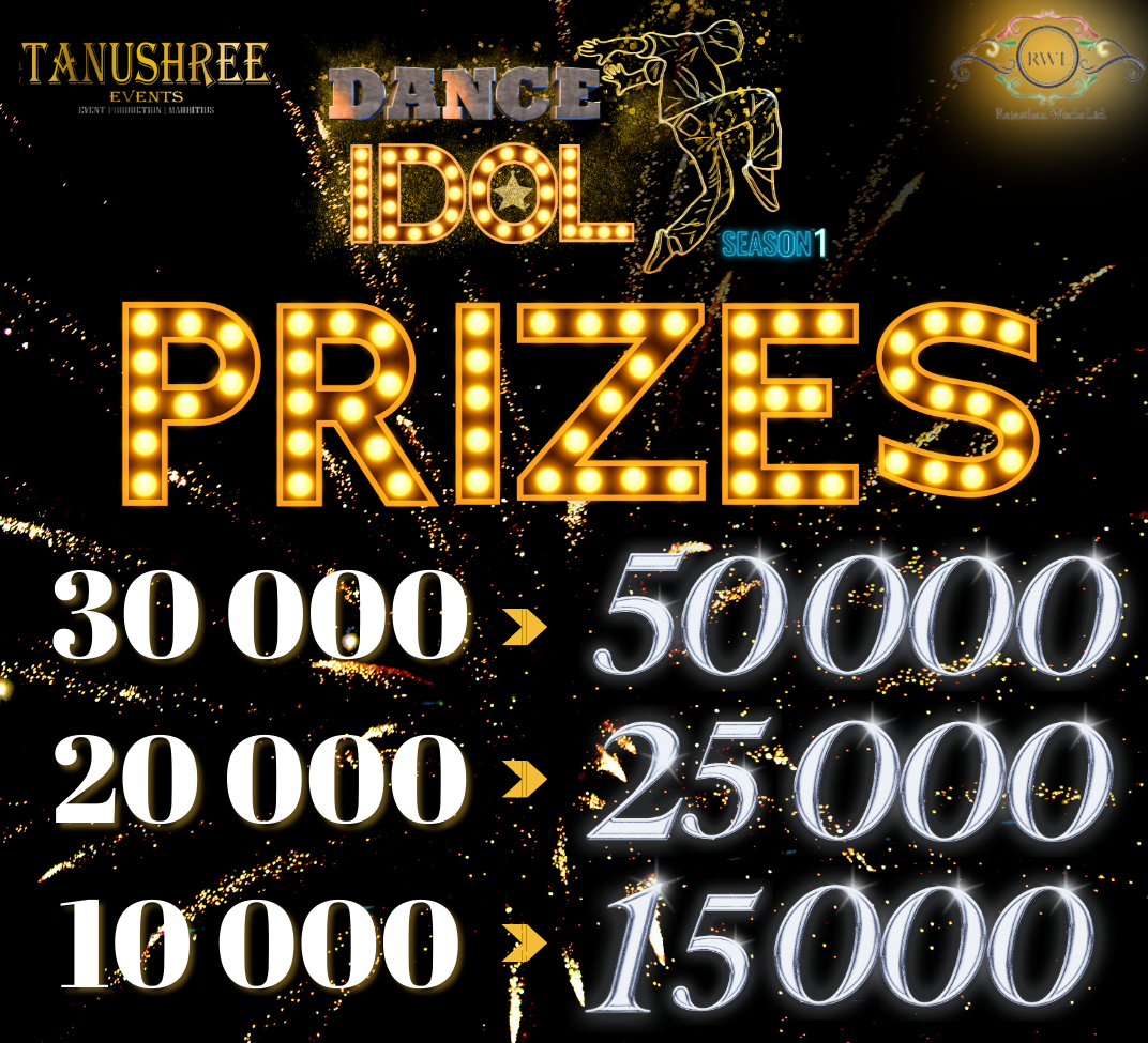 Prizes - Mauritius Dance Idol